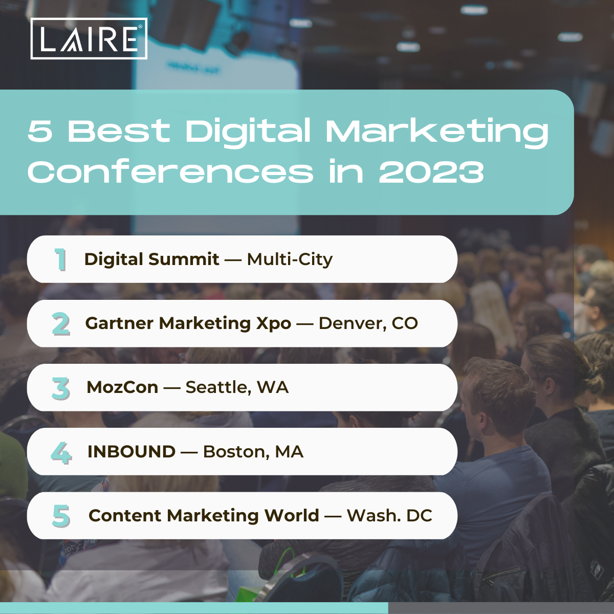 Digital Marketing Conferences 2023 | Our Top 5 Picks