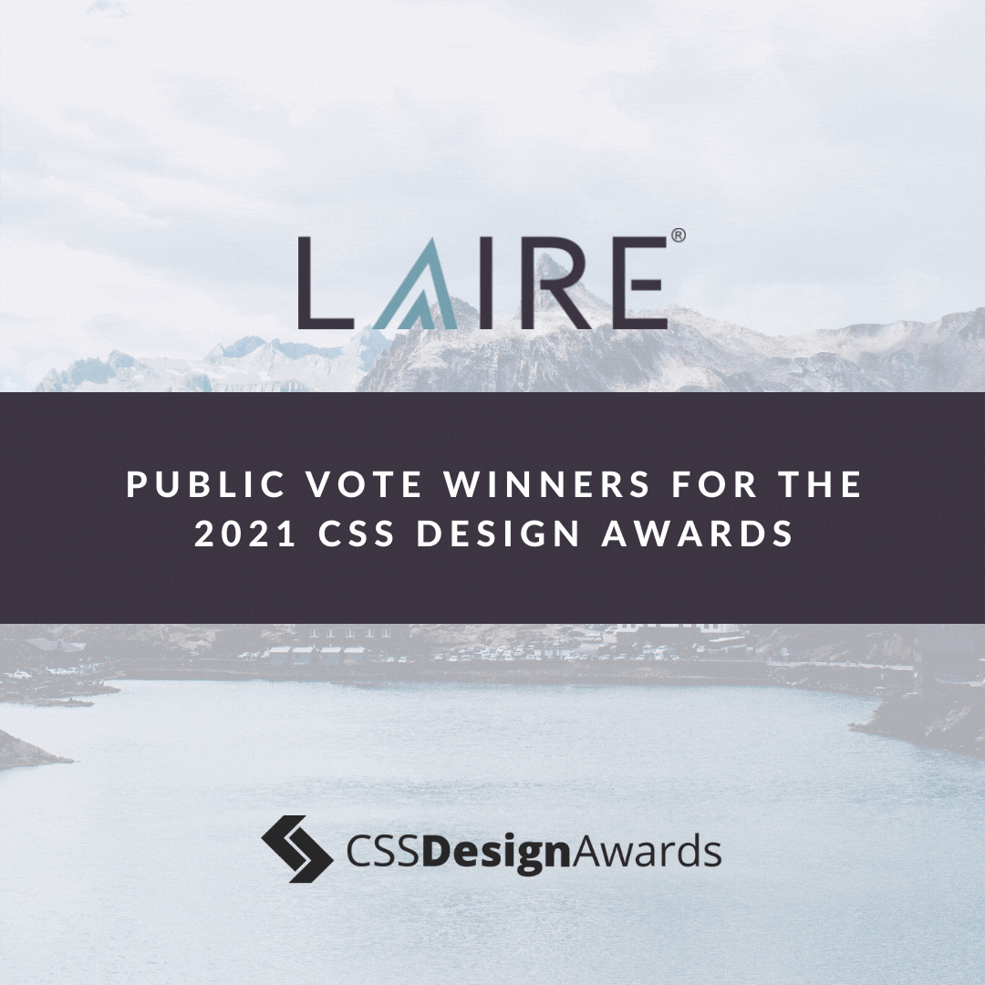Public Vote Given to LAIRE in 2021 CSS Design Awards Competition